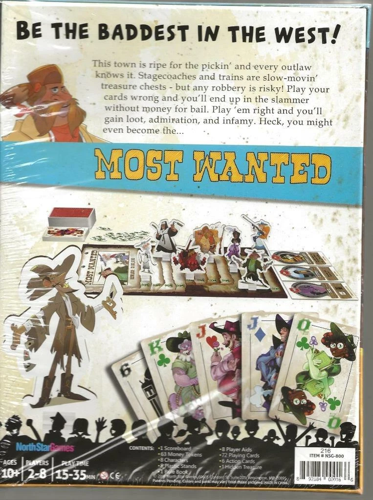 Wanted Board Game