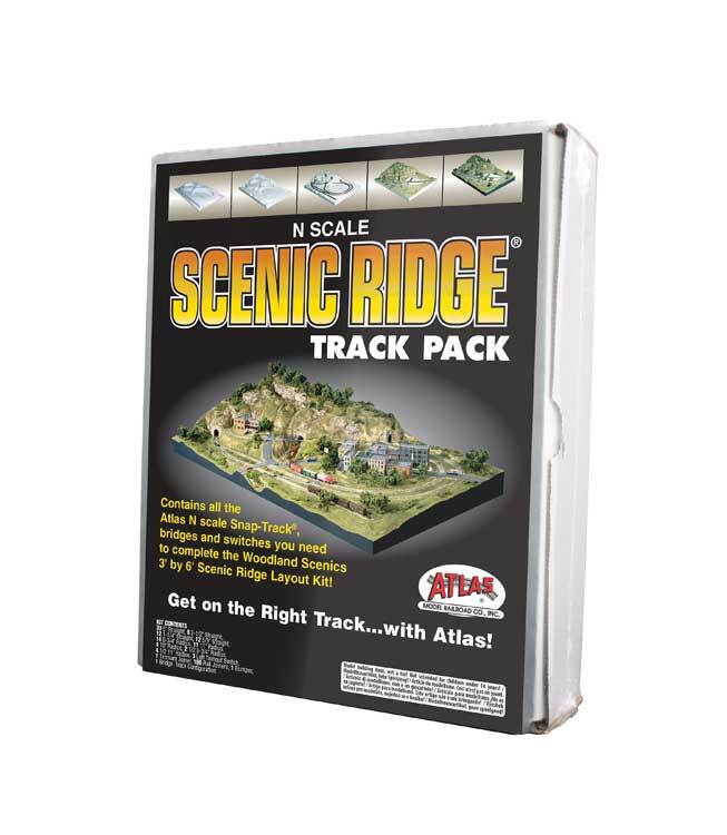 Atlas 2588 N Scale Code 80 Scenic Ridge Track Pack | eBay