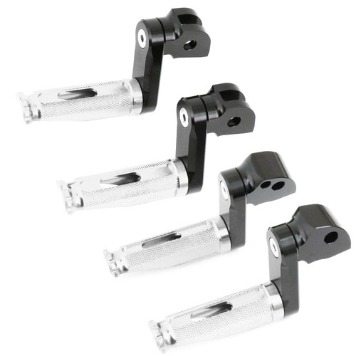 Silver MFP Rear Rider Foot Pegs 1.5 inch Extender For GSX-R 600 01 02 ...