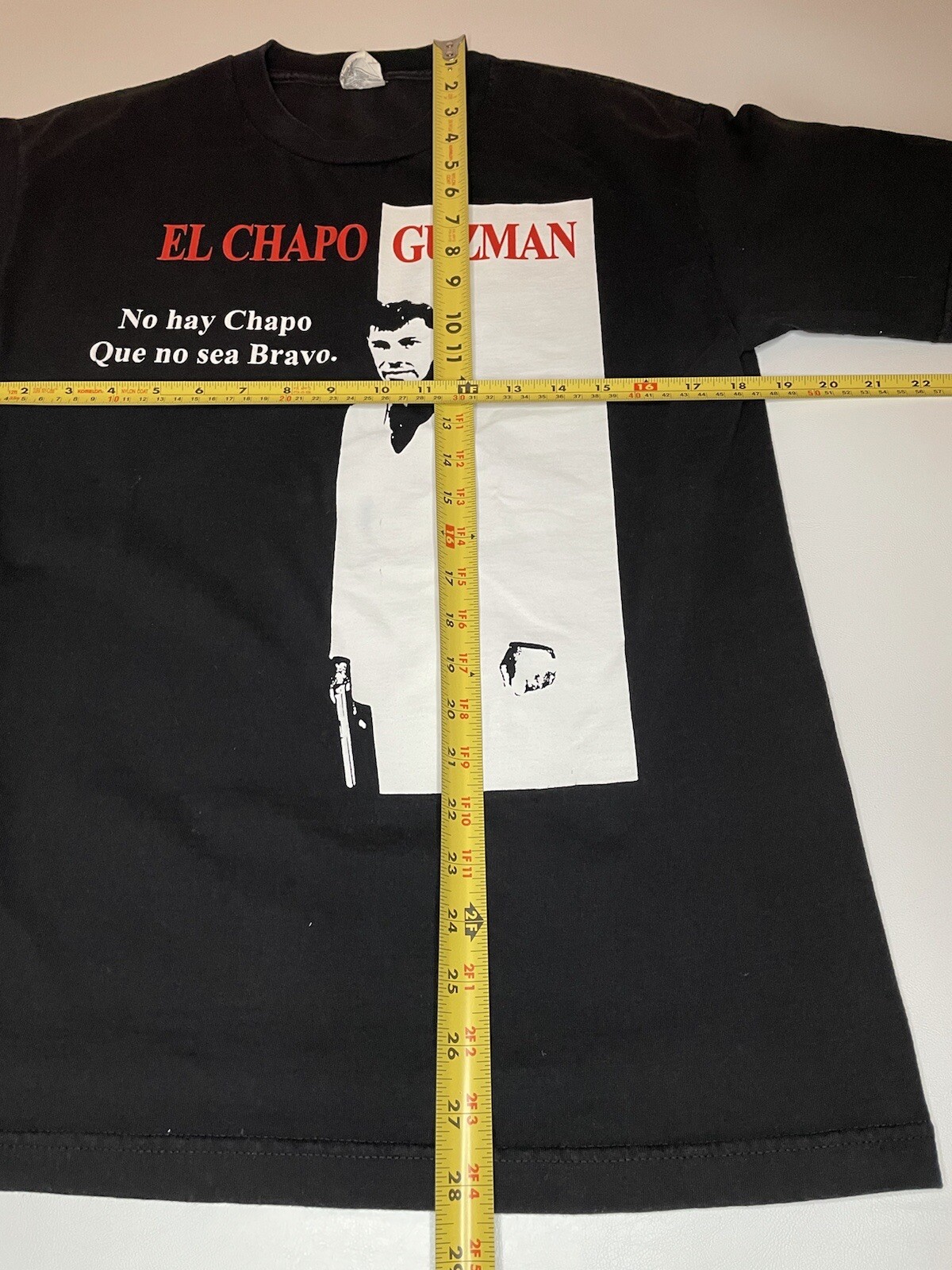El Chapo Guzman Scarface Mens Black T Shirt M Alstyle… - Gem