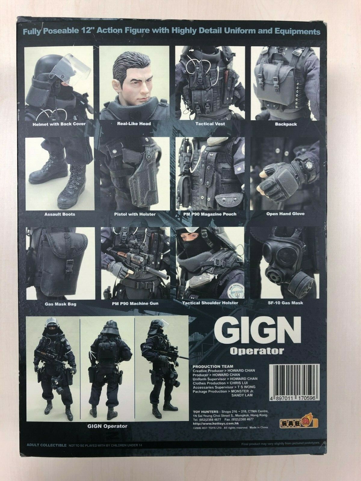 Hot Toys Military GIGN Operator 12 inch Action Figure NEW | eBay