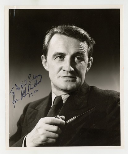Arthur Shields 1950 Hand Signed Dated 8x10 Irish Film Actor Photo ...