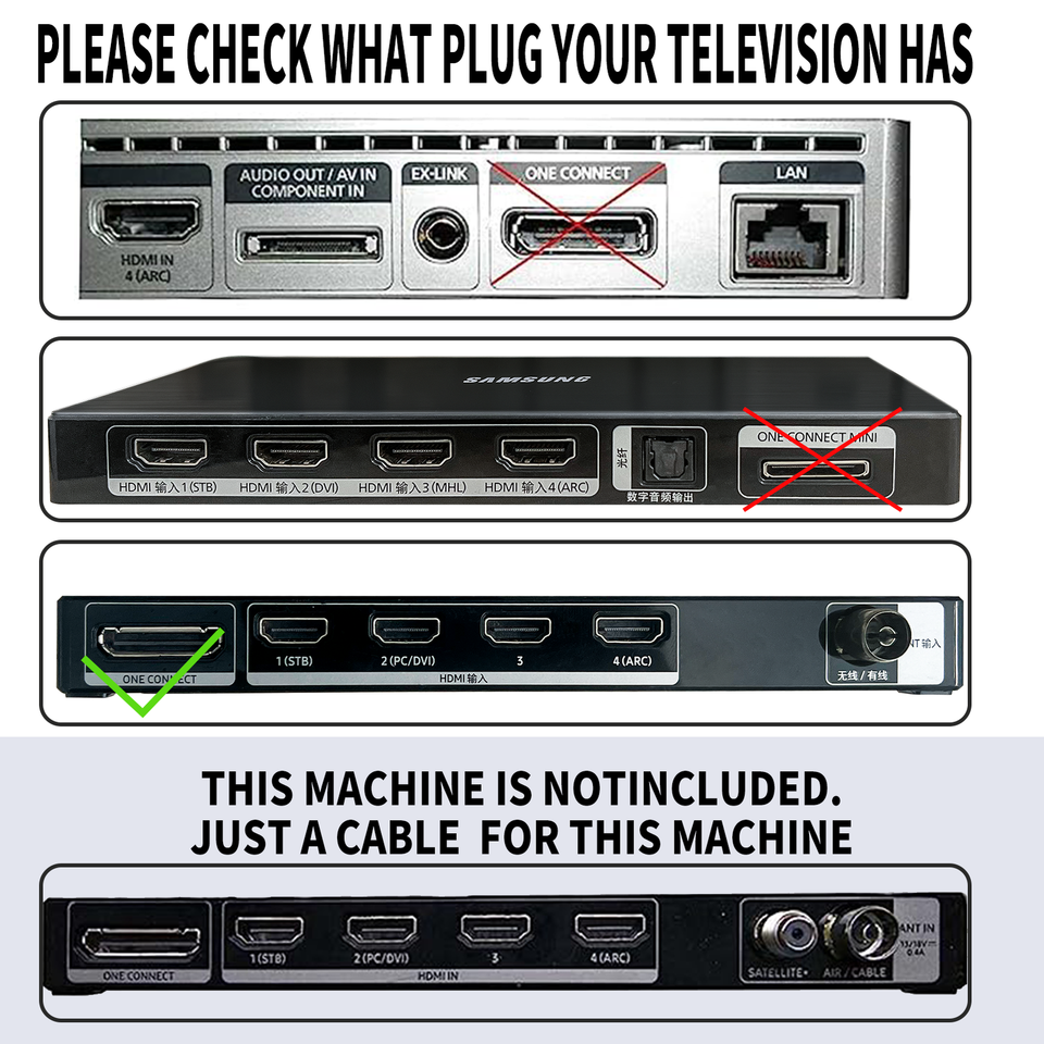 KS7000 KS8000 KS9000 TV and TV Junction Box is for BN39-02209B Connect ...