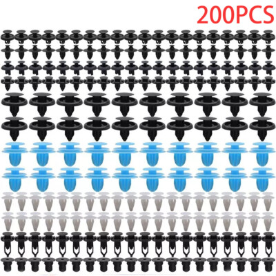 200PCS TRIM BUMPER PANEL WHEEL ARCH PLASTIC LINING CLIPS FIXING For ...