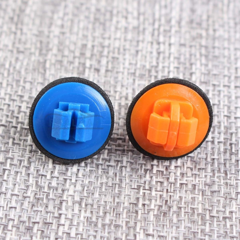 100pcs Orange & Blue for Toyota Trim Moulding Clips 75395-35070 & 75396 ...