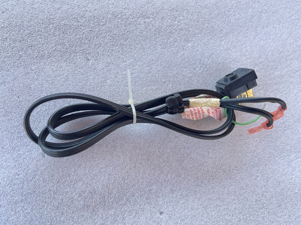 GE Profile Gas Flat Stove Model JGP336WEV4WW Power Cord Cable Black | eBay