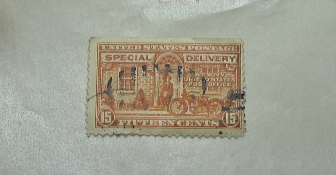 1925 Special Delivery 15 Cent U.S.Postage Stamp | eBay
