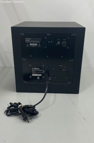 Yamaha YST-SW012 Subwoofer Active Sub Bass Home Theater | eBay