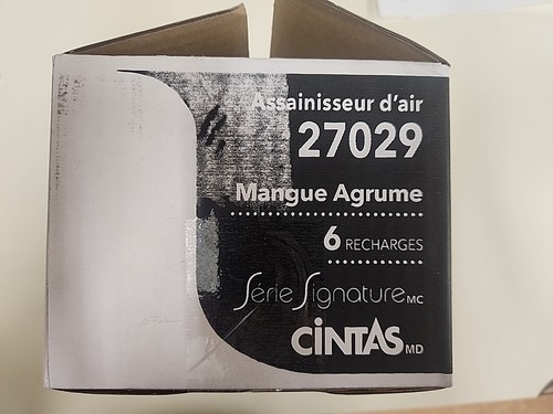 Signature Series Cintas Solid Air Freshener Citrus Mango Pack of 6 for ...