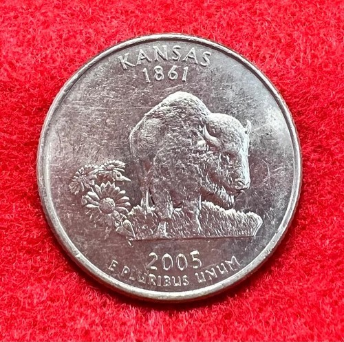 2005 P Kansas State Quarter Error Spitting Buffalo circulated | eBay