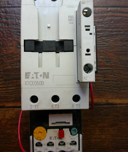 EATON CONTACTOR XTCE050D W/ OVERLOAD RELAY XT0B057DC1 | eBay