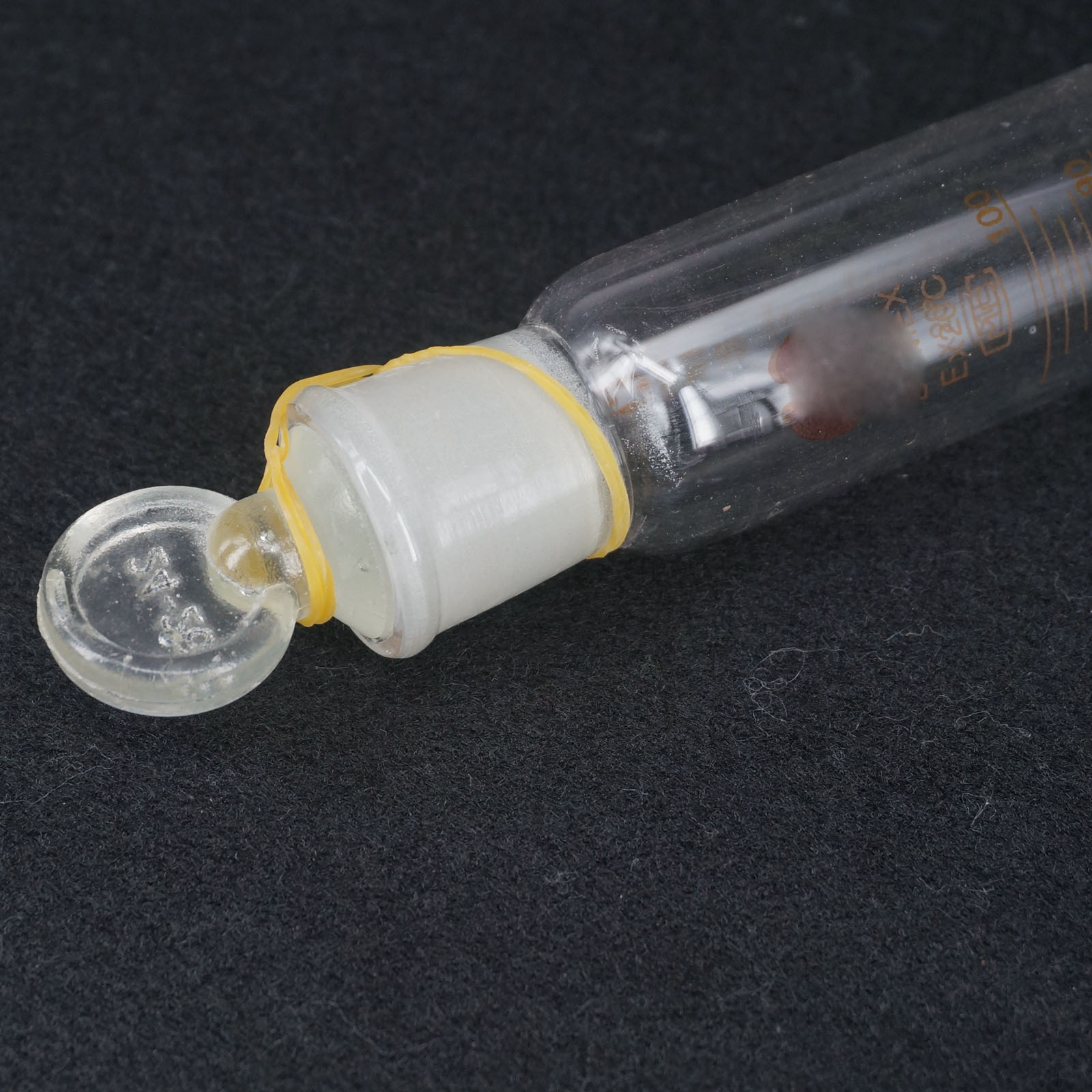 5-100ml Lab Glass Conical Bottom Centrifuge Tube Scaled With Stopper ...