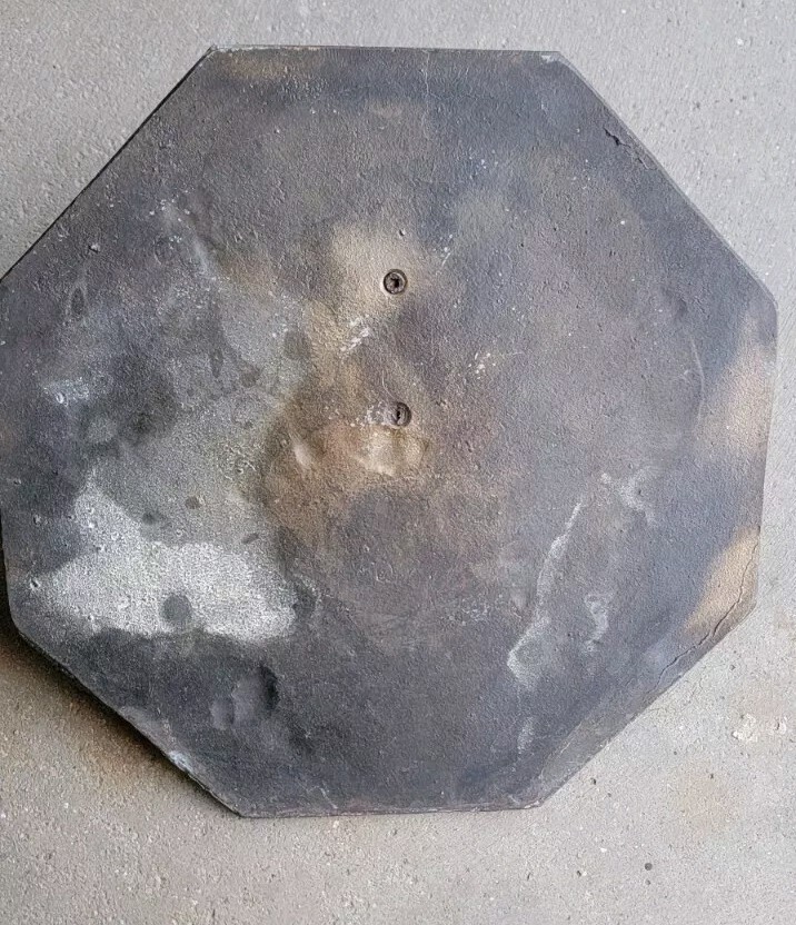 Vintage Cast Iron Octagon 7 1/2" Tempus Fugit Sun Dial | eBay