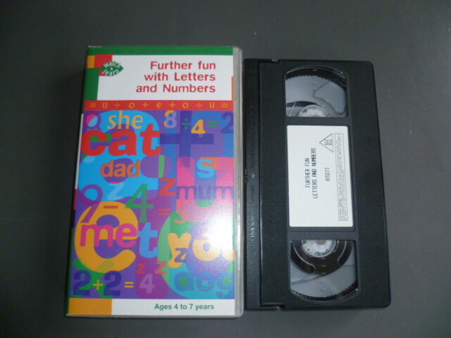 Watch And Learn - Further Fun With Letters And Numbers (VHS) for sale ...