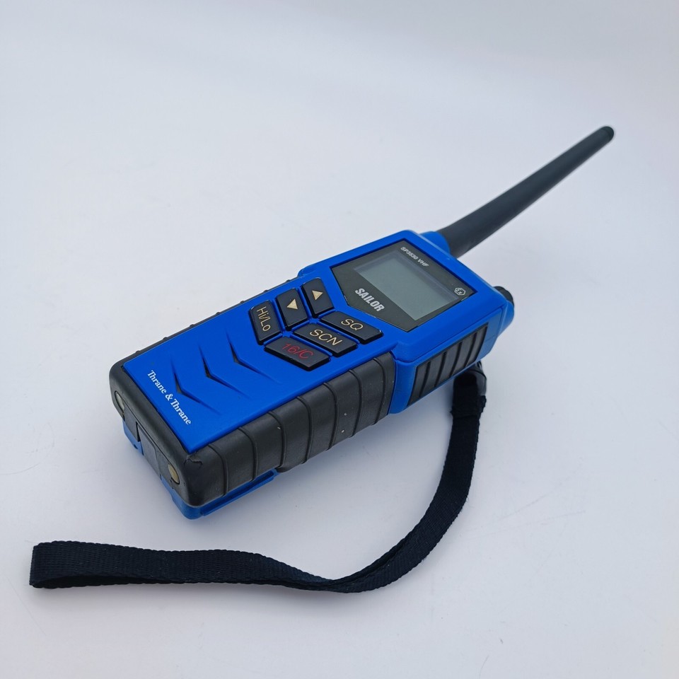 Sailor Cobham Thrane & Thrane Handheld SP3530 VHF ATEX IP67 w/ Charger ...