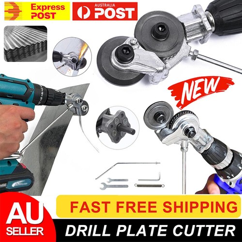 Electric Drill Plate Cutter Sheet Metal Nibbler Precise Cutting Drill ...