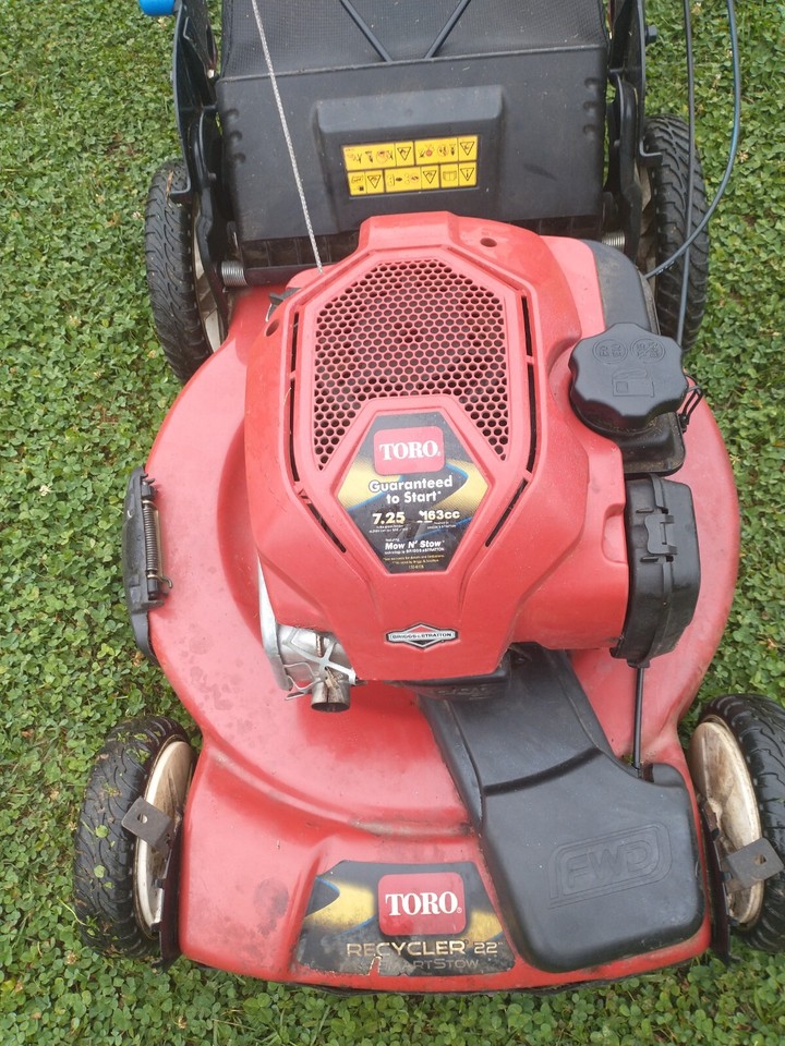 Toro Recycler 22" Self Propelled Mower Briggs Engine W/ Bagger Great ...
