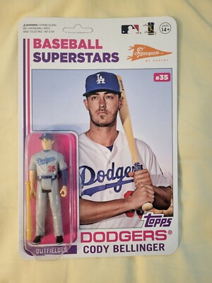 2020 Topps Big League Baseball Super7 Cody Bellinger Action Figure LA ...
