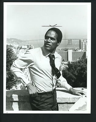 O.J. Simpson Cocaine and Blue Eyes NBC TV 1982 Press Photo Buffalo ...