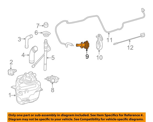 Genuine Mercedes-Benz Injection Nozzle A0004901013 Adblue Valve for ...