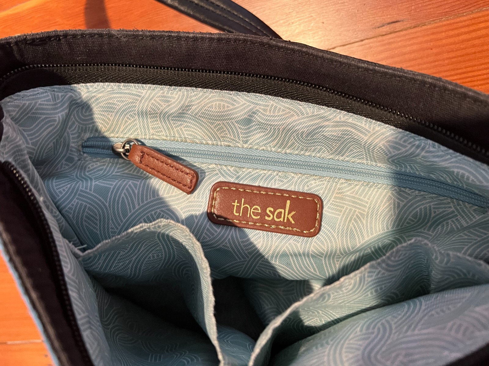 The Sak Patchwork Black Leather Hobo Handbag Shoulder… - Gem