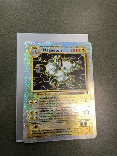 Magneton 28/110 Reverse Holo Rare 2002 Legendary Collection Pokémon ...
