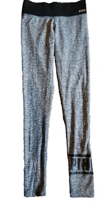 PINK Victoria's Secret Leggings Gray Black Size XS RN# 54867 | eBay