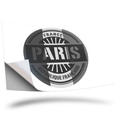 1 x Vinyl Sticker A2 - BW - Paris France Travel French Flag #40506 ...