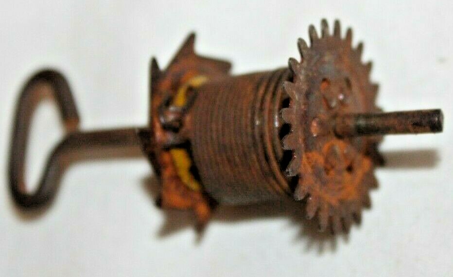 KEY WIND UP MOTOR UNIT PART for 1930's vintage MARX MIDGET RACER 5 ...
