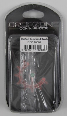 Dropzone Commander: Shaltari Command Cards NEW SEALED Hawk Wargames | eBay