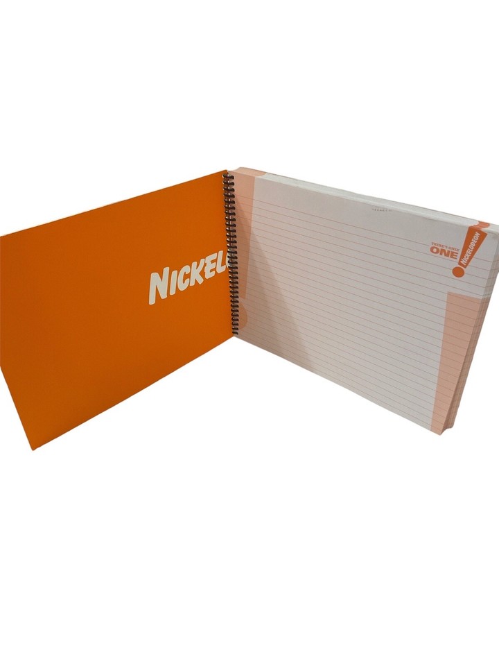 RARE 2001 NICKELODEON SPONGEBOB SPIRAL NOTEBOOK- EMPLOYEE STAFF OFFICE ...