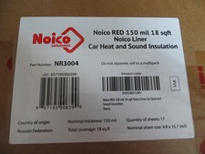 Noico Red 150 Mil 36 Sqft Сar Sound Insulation Heat and Cool Liner Self ...