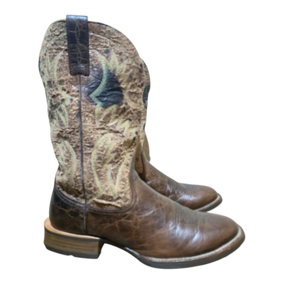 Men’s Ariat Striker Quick Draw #10009588 Western Boots Sz 12D | eBay
