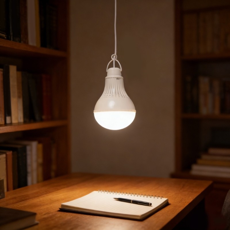 High Power 5W USB Light Bulb Emergency Light With Easy Button Switches ...