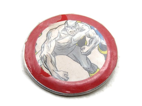 Cartoon Character Pin Black White & Red | eBay