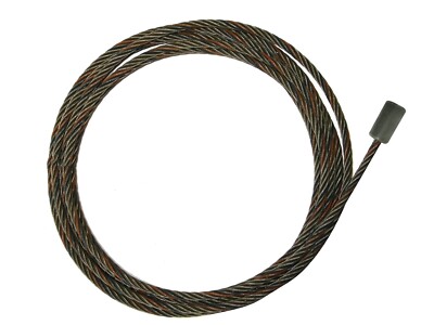Premium 7/8" x 80 Wire Rope Roll Off Cable with Durable Button Stop ...