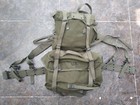 Korean War WW2 US ARMY M1945 FIELD EQUIPMENT OLIVE CANVAS BACKPACK SET ...