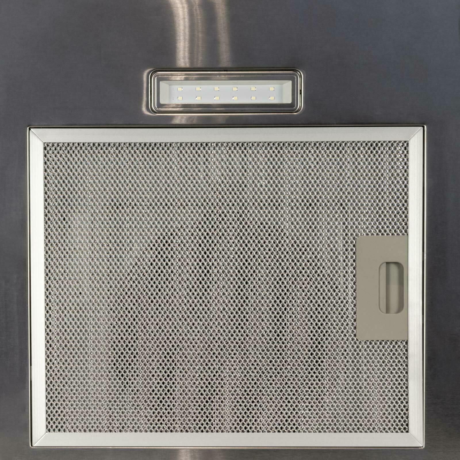 SIA FL70SS 70cm Flat Glass Stainless Steel Chimney Cooker Hood ...