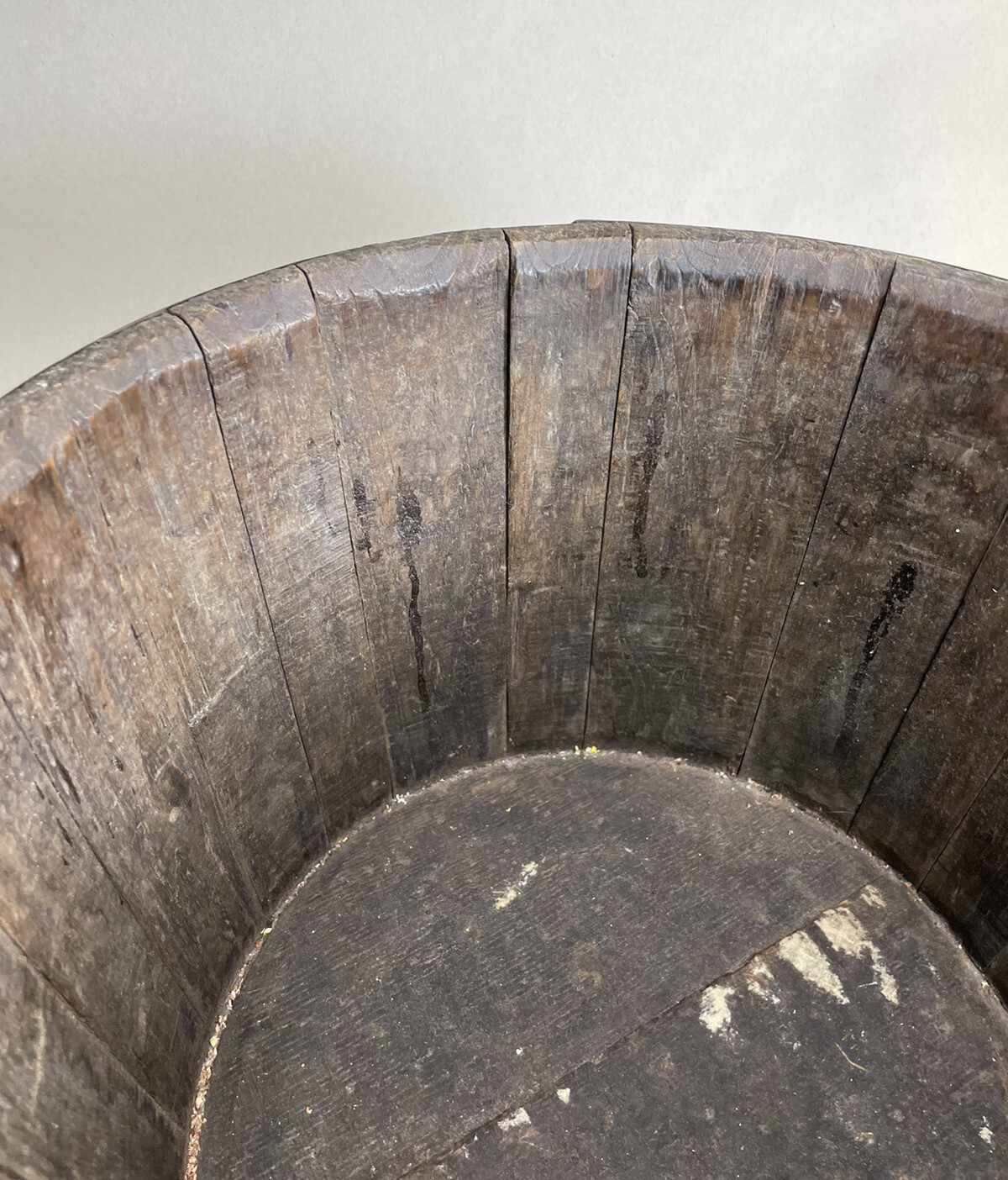 RUSTIC WOODEN & COPPER CAULDRON BUCKET POT URN | eBay