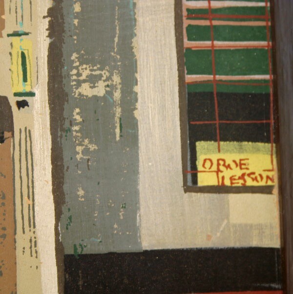 Vintage MARGARET LAYTON NYC Silkscreen Gouache 50s | eBay