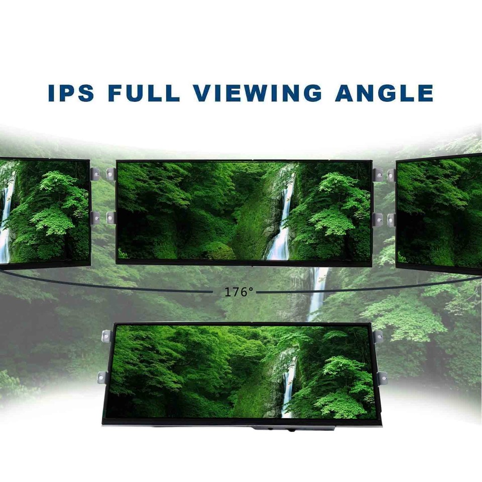 12.3inch 2400X900 Bar LCD For JONSBO D31 Pc Case LCD Monitor CPU GPU ...
