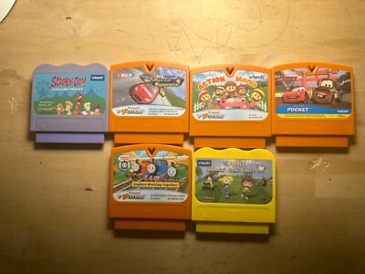 Lot Of 6 Vtech V.smile Game Cartridges | eBay