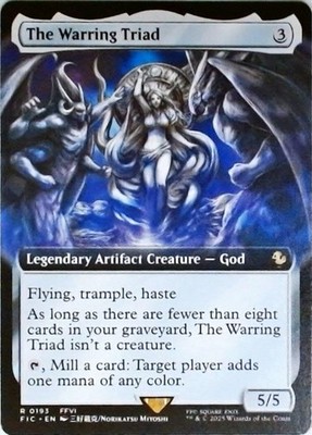 Magic | Commander: FINAL FANTASY | The Warring Triad (Extended Art ...