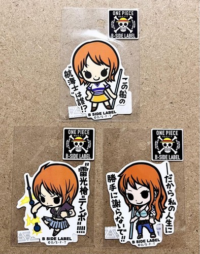 B-Side Label One Piece Sticker Set Nami Series 1 & 2 | eBay