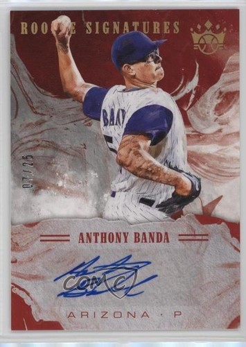 2018 Diamond Kings DK Rookie Signatures Holo Gold /25 Anthony Banda ...