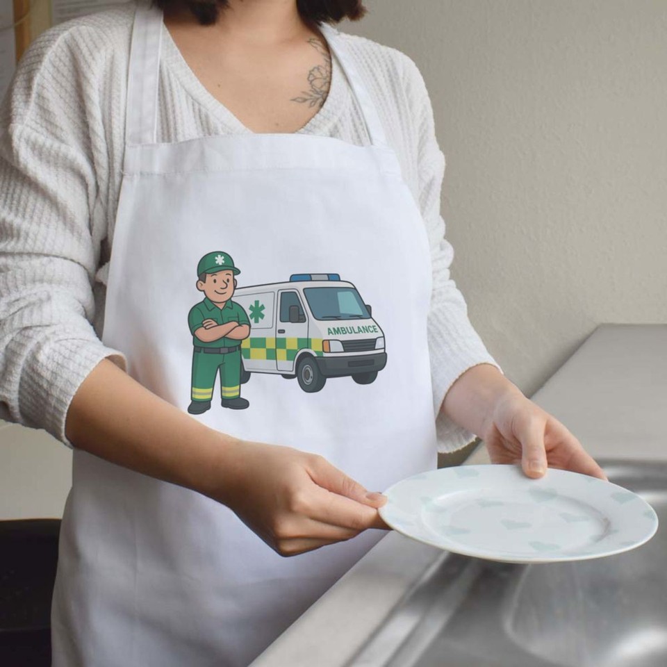 'Ambulance & Paramedic' Unisex Cooking Apron (AP00087457) | eBay UK