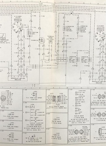 1981 Ford C-Truck Foldout Wiring Diagram C600 C700 C7000 C800 C8000 ...
