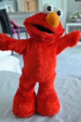 Mattel 2002 Dancing and Singing Elmo " Hockey Pokey Song" 16" Tall Red ...