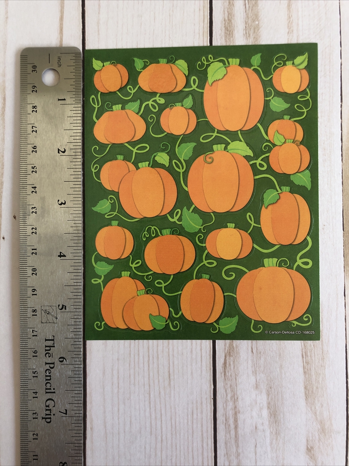 Pumpkin Patch Stickers Single Sheet New Fall Autumn Thanksgiving Fun ...