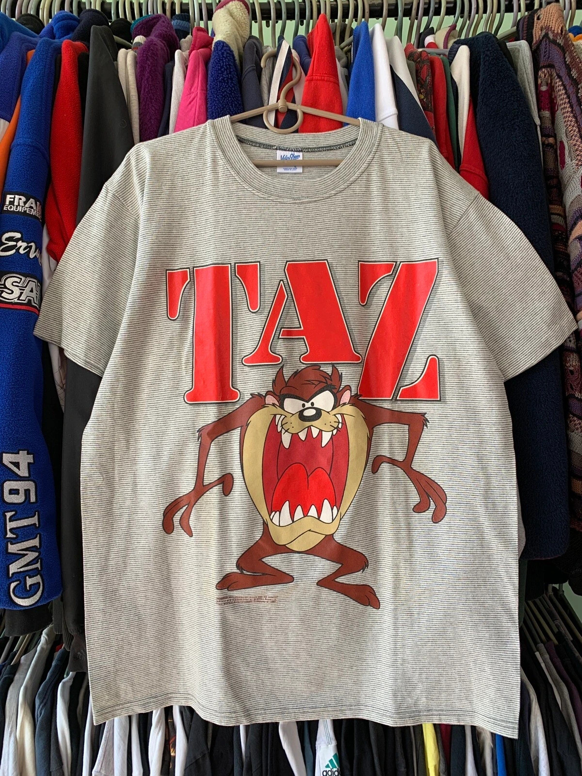 VINTAGE 1992 LOONEY TUNES TAZ TRIBAL DANCE WARNER BRO… - Gem
